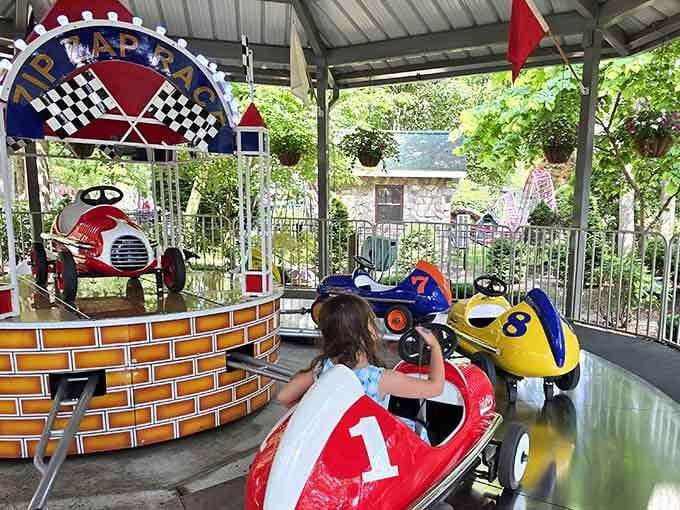Zip Zap Racers puts little drivers behind the wheel of vintage-style cars, fueling future road trip enthusiasts one lap at a time.