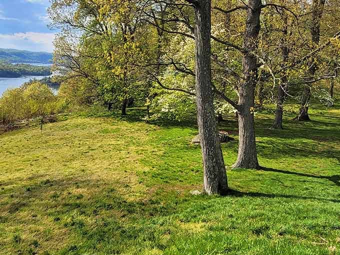 Green grass, river glimpses, and a picnic bench with arguably the best seat in Lancaster County.