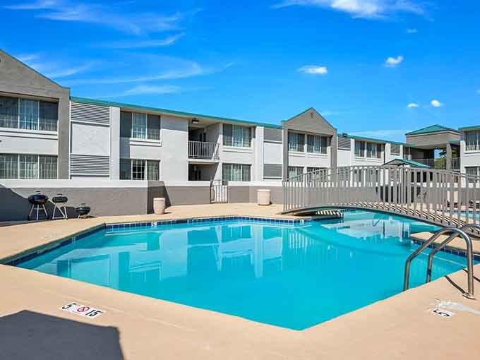 Swimming pools in West Texas aren't luxuries, they're survival tools disguised as amenities during those scorching summer months.