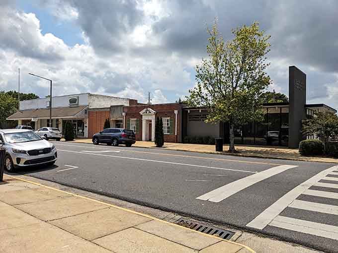 Historic buildings line the streets, each one telling stories that modern strip malls will never match.
