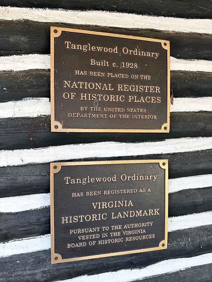 Listed on the National Register of Historic Places and a Virginia Historic Landmark. The building earned those plaques honestly.