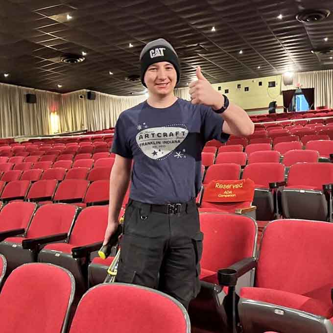 When the staff gives you a thumbs up this enthusiastic, you know you're in the right place.