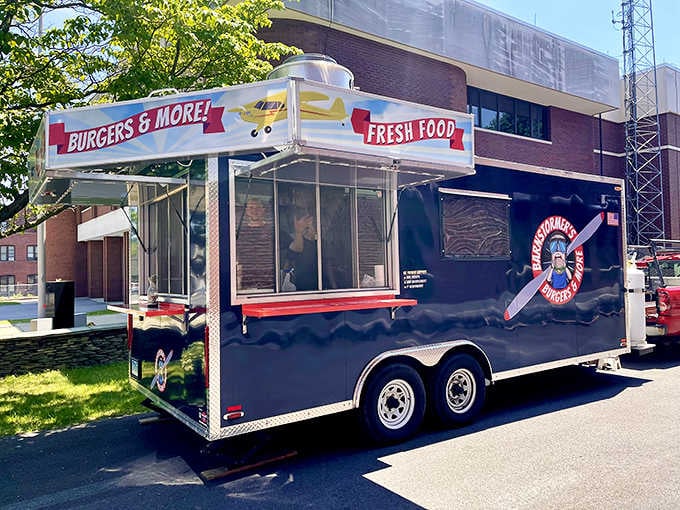 Barnstormer's Burgers and More, rolling proof that great food doesn't need four walls to impress.