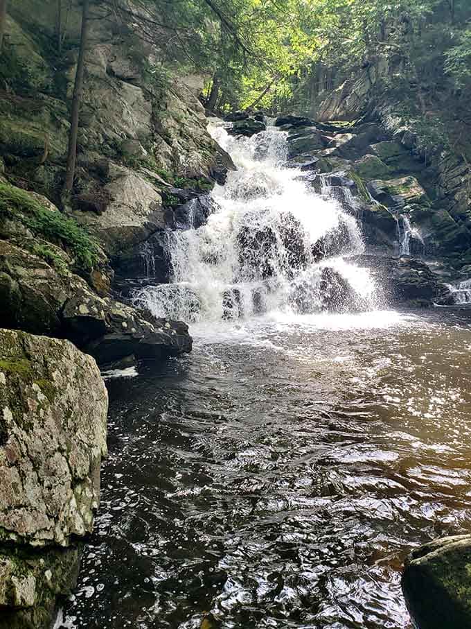 The cascading pools create a stairway of water that's infinitely more impressive than any fountain you've ever seen.