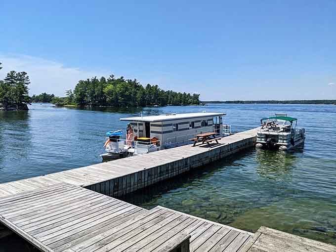 When your floating picnic spot has better views than most five-star restaurants' window seats could ever dream.