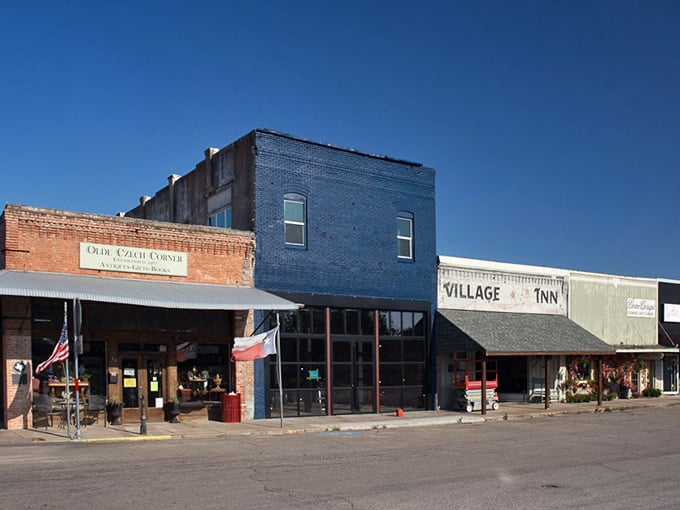 Old Czech Corner and Village Inn stand shoulder to shoulder, preserving the architectural character that makes West unforgettable.