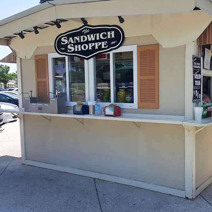 The Sandwich Shoppe provides essential fuel for the marathon shopping session you've got planned ahead.
