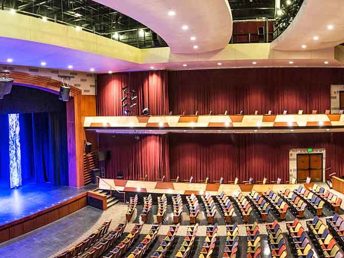 The Pullo Family Performing Arts Center's gorgeous interior proves York takes its live entertainment seriously, and beautifully so.