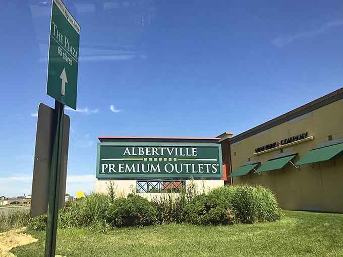 This sign marks the spot where sensible shopping meets serious savings, your destination for retail redemption and glory.