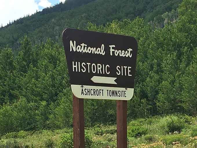 When you see this sign, you know you've arrived somewhere special that time forgot but preservation remembered.