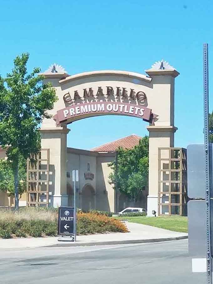 That grand entrance arch says it all. You're not just shopping today, you're arriving somewhere worth the trip.