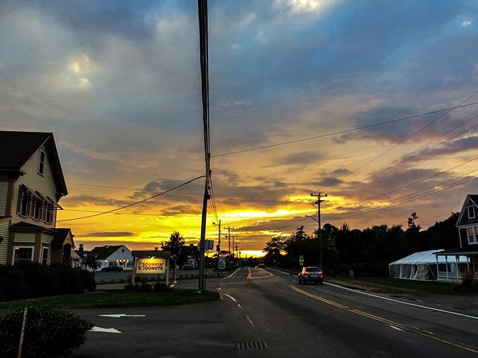 When Chatham decides to put on a sunset, it commits fully. The sky turns into something that makes you forget what you were doing.