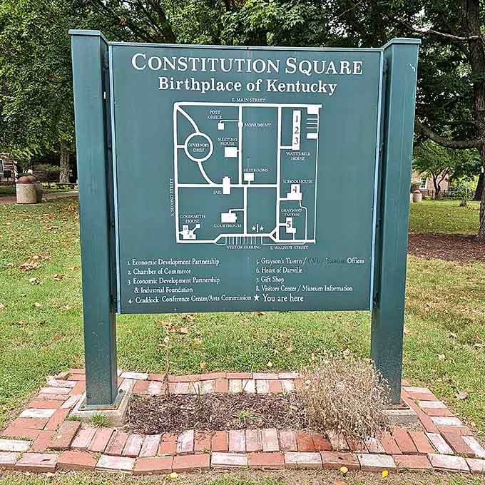 Your roadmap to Kentucky's birthplace, laid out clearly so you don't miss a single historic building or story.