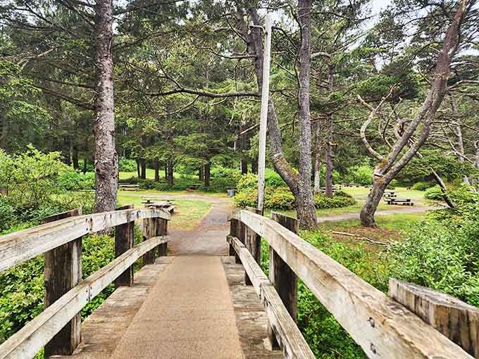 Fogarty Creek State Recreation Area offers shaded trails and picnic spots that feel like a secret the locals kept too long.
