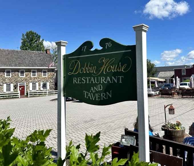The sign says 1776, and they mean it. Few restaurants wear their history this proudly, or this deliciously.