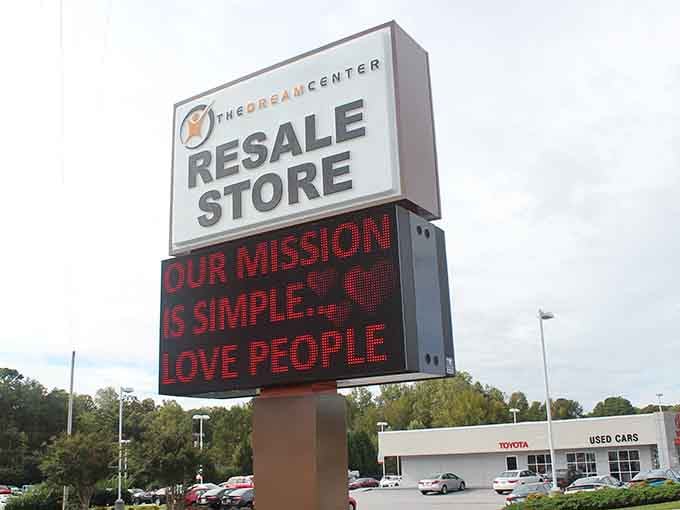 The marquee says it best, the mission here is simple, and it shows in everything this store does.