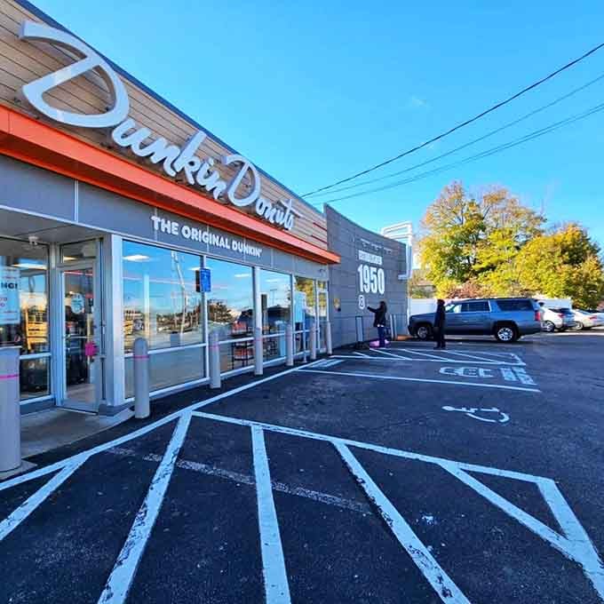 Fresh pavement and accessible parking prove that honoring history doesn't mean ignoring modern convenience or customer comfort needs.