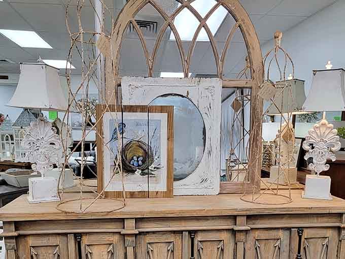 Southern Antiques and Accents displays pieces so lovely, you'll start mentally rearranging your living room before you reach the door.