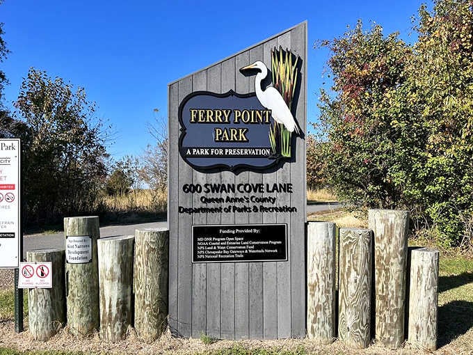 "A Park for Preservation" says the sign, and after one visit, you'll completely understand why someone fought hard to keep this place.