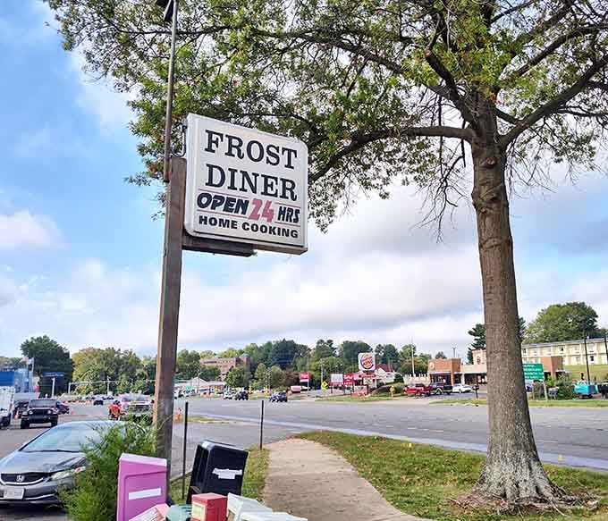Open 24 hours. Home cooking. Two phrases that, together, solve almost every problem life throws at you.