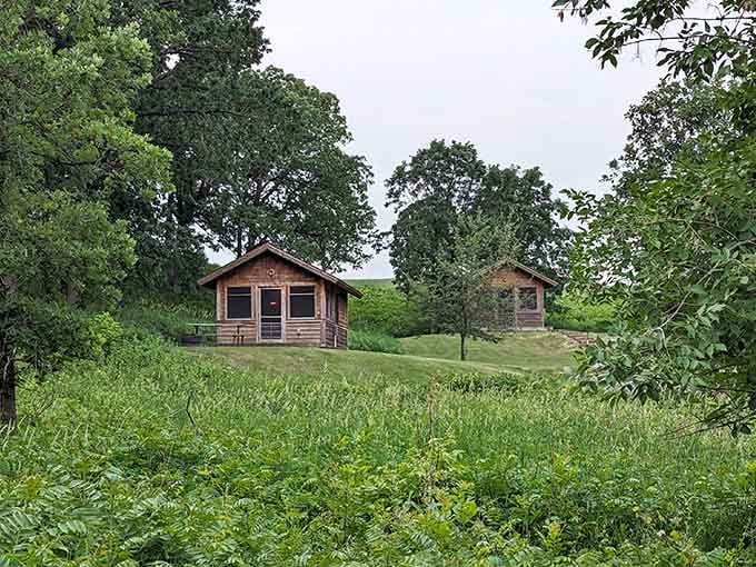 Cozy cabins nestled in the hills offer front-row seats to nature's nightly show of stars and silence.