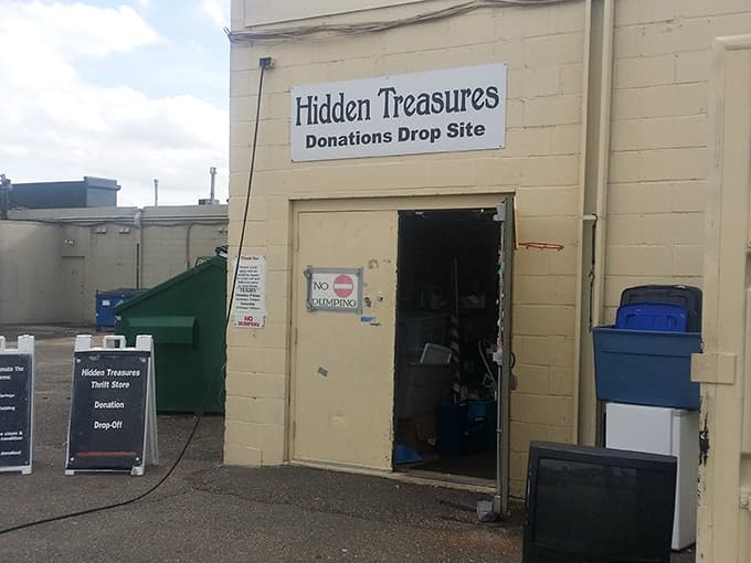 The Hidden Treasures donation drop site out back is where the magic quietly begins, one generous neighbor at a time.