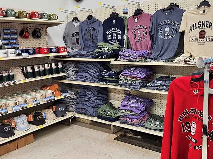 Hilsher's branded merchandise for when you want to advertise your excellent taste in general stores to the world.