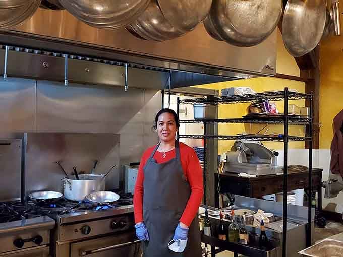 Behind every great plate is a kitchen like this one, full of serious pans, real ingredients, and genuine care.