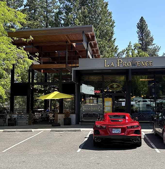 La Provence Boulangerie and Patisserie, where the pastries are French, the setting is Pacific Northwest, and the combination is absolutely perfect.