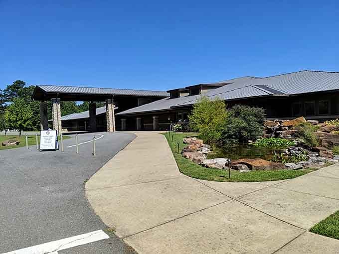 The visitor center: your friendly, well-designed gateway to one of Alabama's most underrated natural wonders.