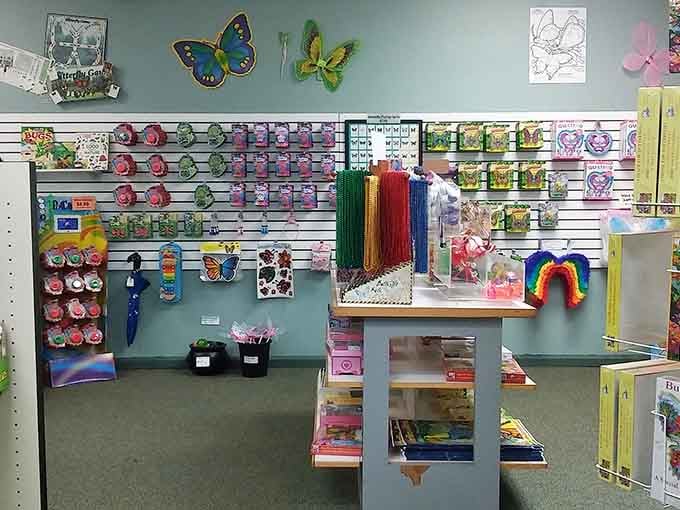 The gift shop tempts you with butterfly-themed treasures that'll help you remember this tropical escape forever.