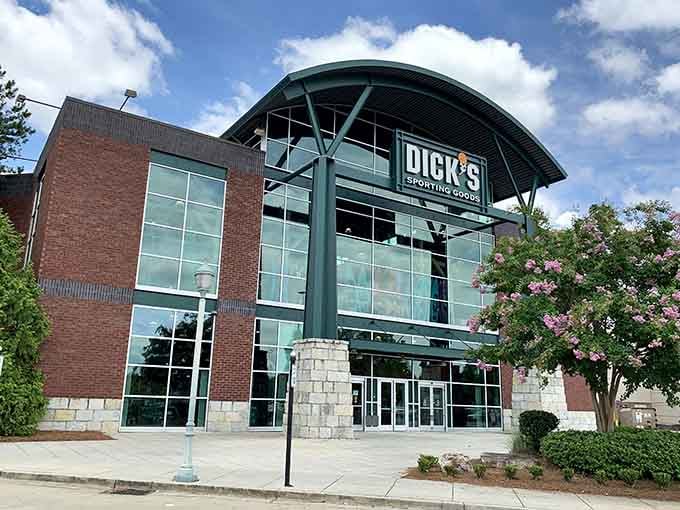 Dick's Sporting Goods anchors one end of this retail empire, a two-story testament to Georgia's love of sports.