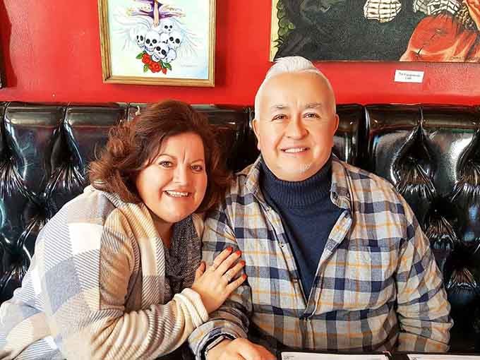 Happy diners enjoying their meal, which is the best review any restaurant could ever hope to receive daily.