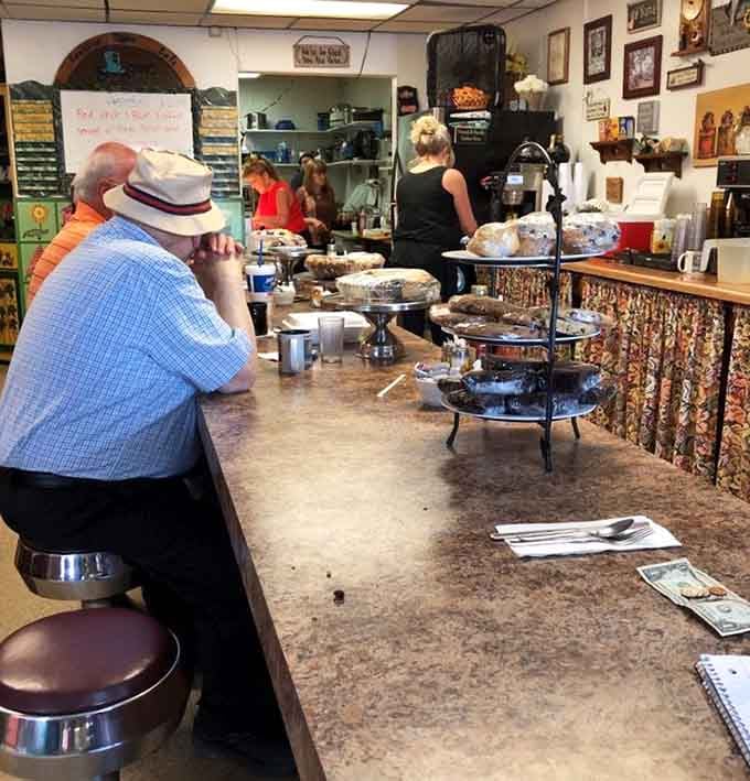 The counter at Maryann's tells the whole story. Good coffee, good people, and nowhere else you'd rather be.