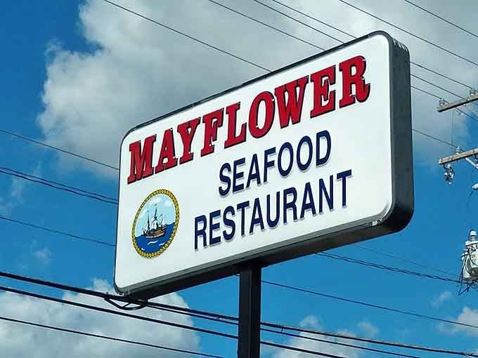 That roadside sign against a blue Carolina sky is basically a billboard for one of the state's best-kept secrets.