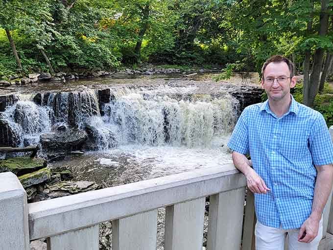 Proof that Minnesota's natural wonders can compete with anywhere, waterfall and smile included in your visit.