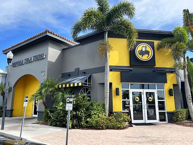 Buffalo Wild Wings brings game-day excitement to Oldsmar, because even peaceful towns need their wings and sports fix.