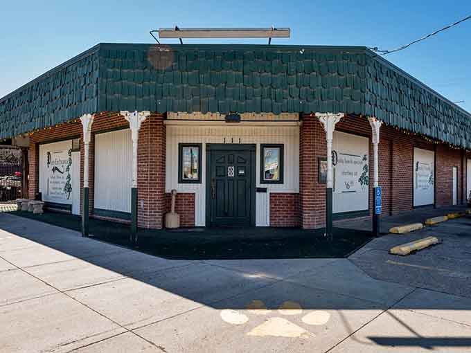 Mackey's Public House has the kind of corner entrance that quietly says, "Good times have been happening here for years."