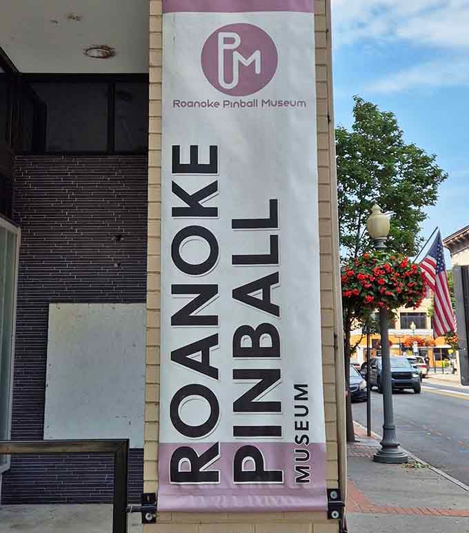 Bold, simple, and impossible to miss, this sign on the sidewalk is basically Roanoke saying, "Yes, we have something special here."