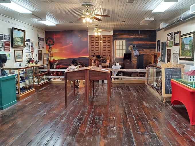 The Salado museum's worn wooden floors and local artifacts tell a Texas story that no textbook ever captured quite right.
