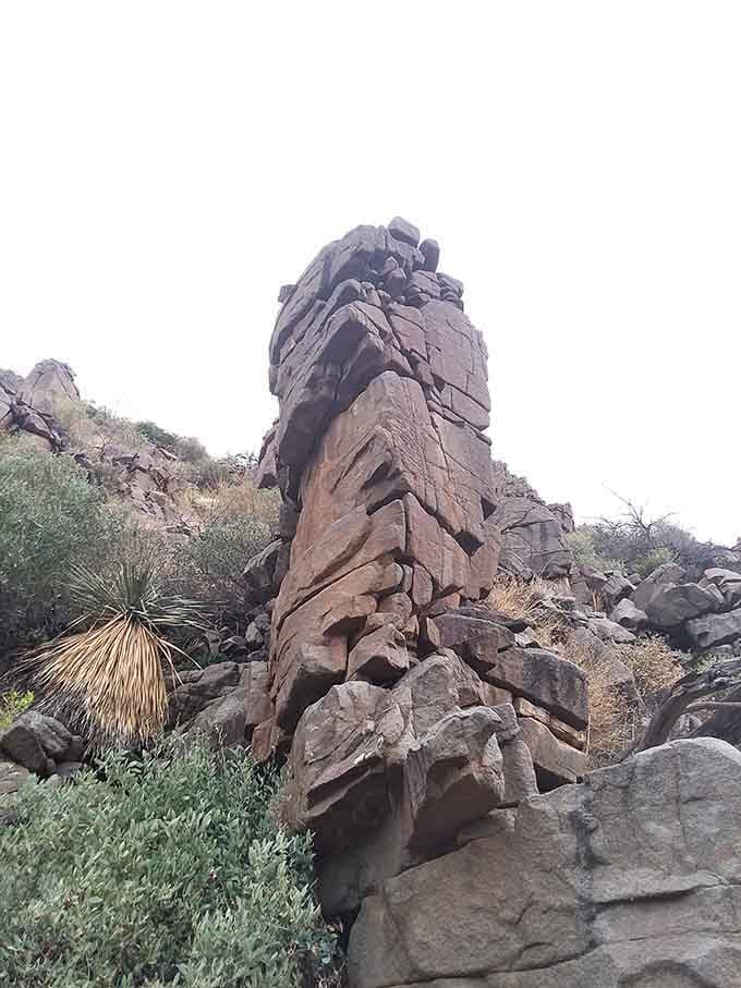 Rock formations stacked so perfectly, you'd swear someone planned it this way.