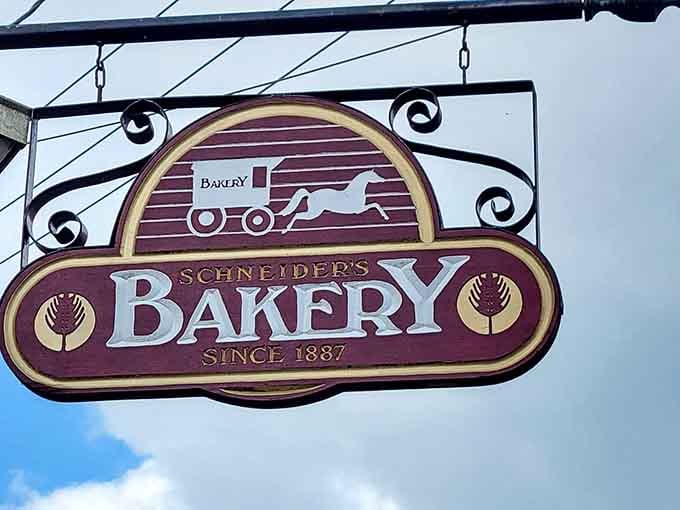 Since 1887, that horse-drawn wagon on the sign has been promising something worth showing up for.