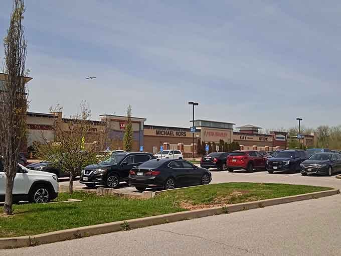 Ample parking means you won't circle endlessly like a vulture searching for that elusive perfect spot.