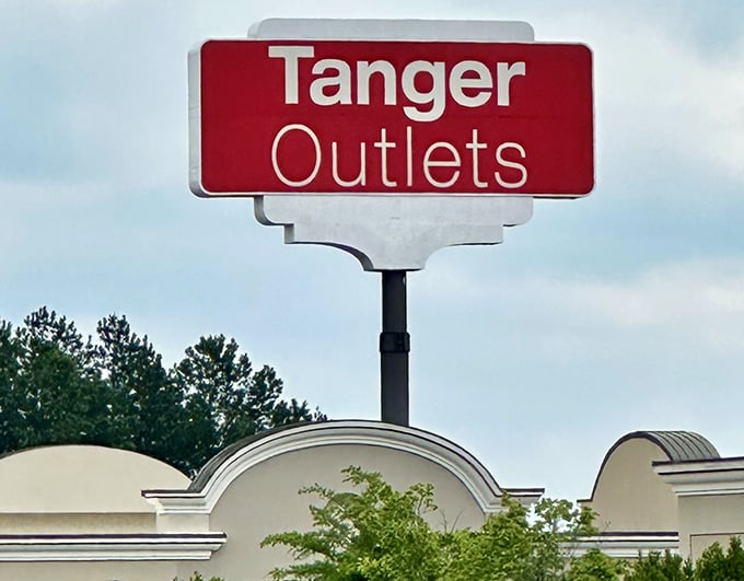 That bold red sign means one thing, great brands, real discounts, and a genuinely good day ahead.