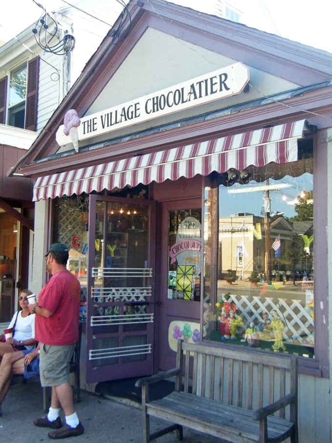 The exterior view that confirms you've found Guilford's sweetest destination, literally and figuratively.