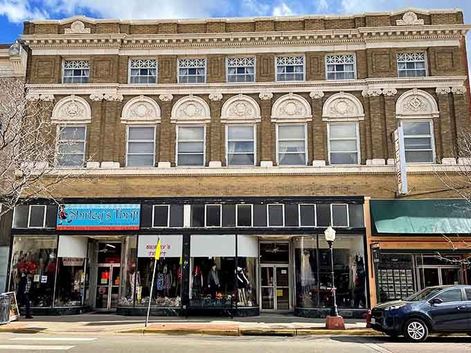 The Kress Building's elaborate facade shows that Trinidad's downtown has always had genuinely excellent taste in architecture.