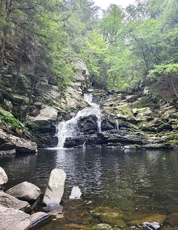 Surrounded by lush greenery, the falls prove Massachusetts knows how to do natural beauty right.