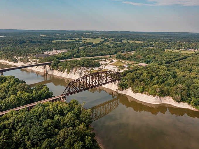 From above, you can see why locals have been quietly treasuring this spot for generations.