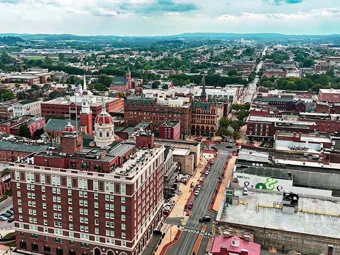 From above, York reveals itself as a city of remarkable depth, history, and surprising, wonderful possibility.