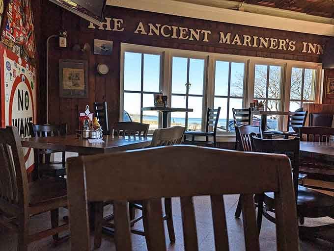 Windows overlooking the York River remind you that the best seafood comes from places that can see the water.